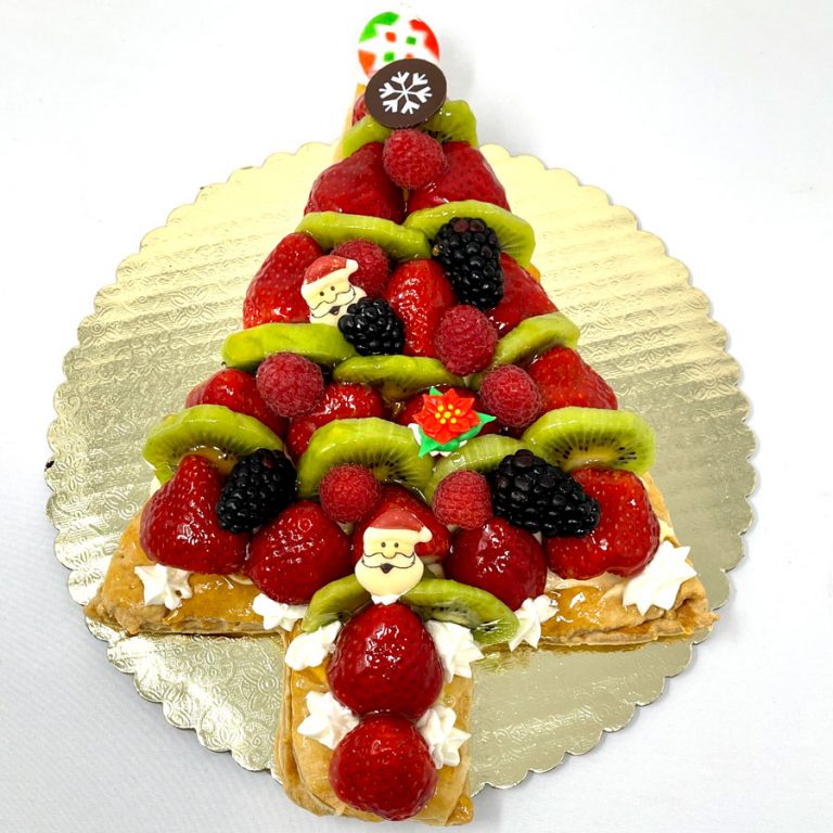 Tree Shaped Fruit Tart - The French Gourmet